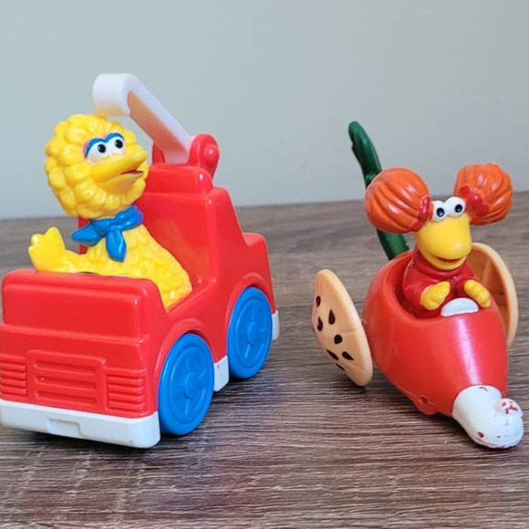 Jim Henson | Toys | Set Of 2 Seasame Street Fraggle In A Radish And Big ...